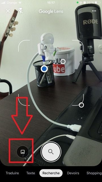 Faire une recherche par image sur Google Android et iOS